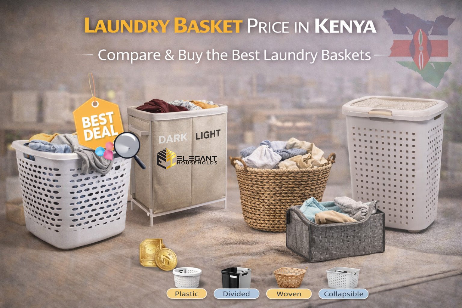 Laundry Basket Price in Kenya: Compare & Buy the Best – Elegant ...