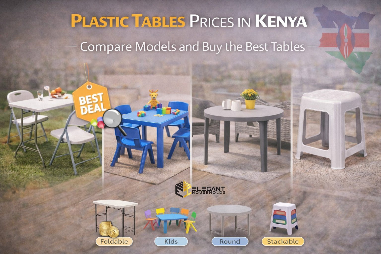 Plastic Tables Price in Kenya: Compare Models and Buy – Elegant ...