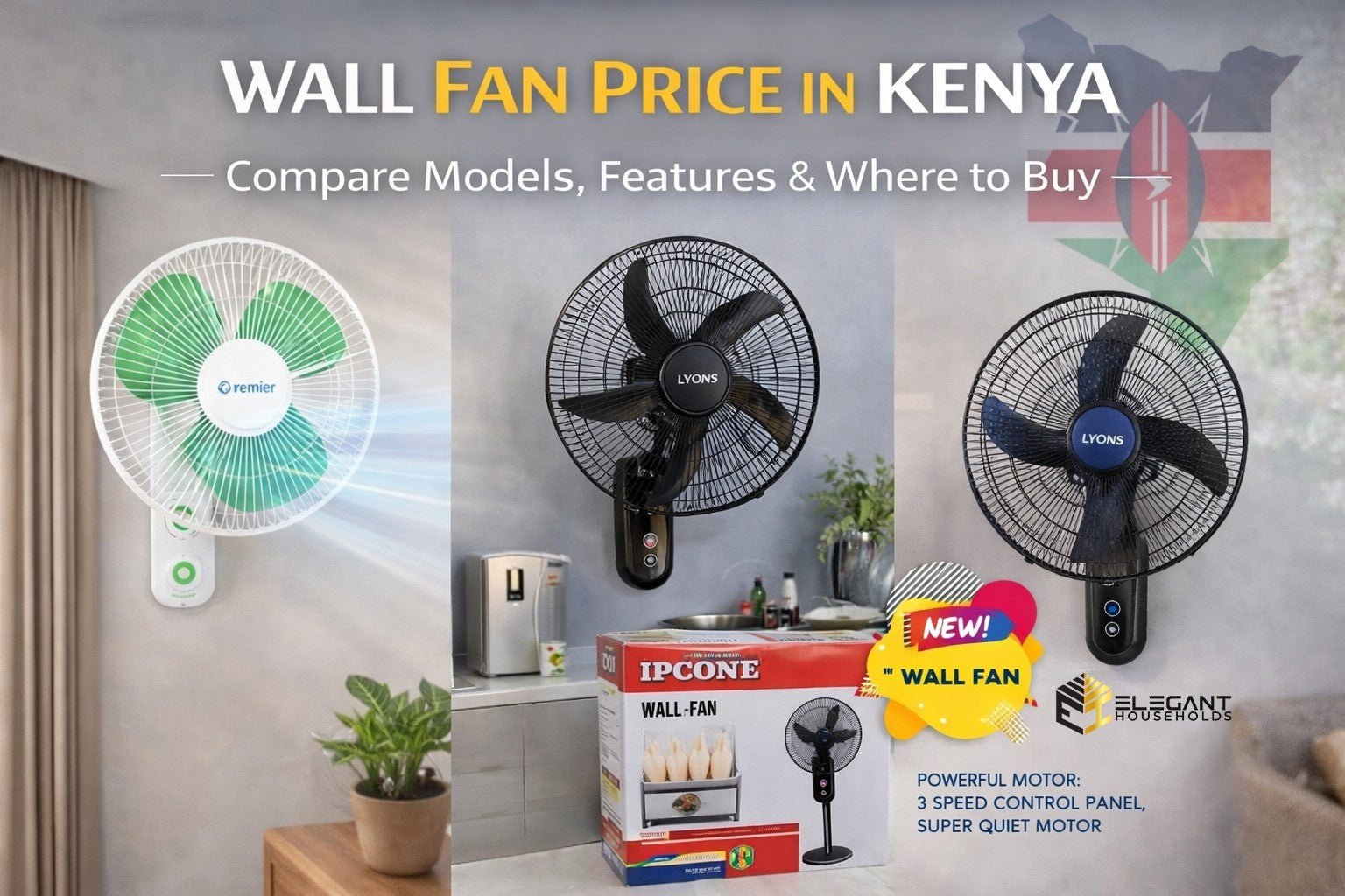 Wall Fan Price in Kenya: Compare Features & Where to Buy – Elegant ...