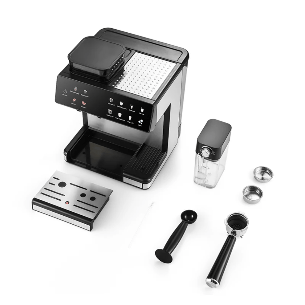 DSP 3-in-1 Espresso Coffee Maker – 20 Bar Automatic Coffee Machine wit ...