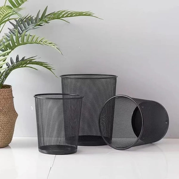 Metallic Mesh Dustbin – Elegant Households KE