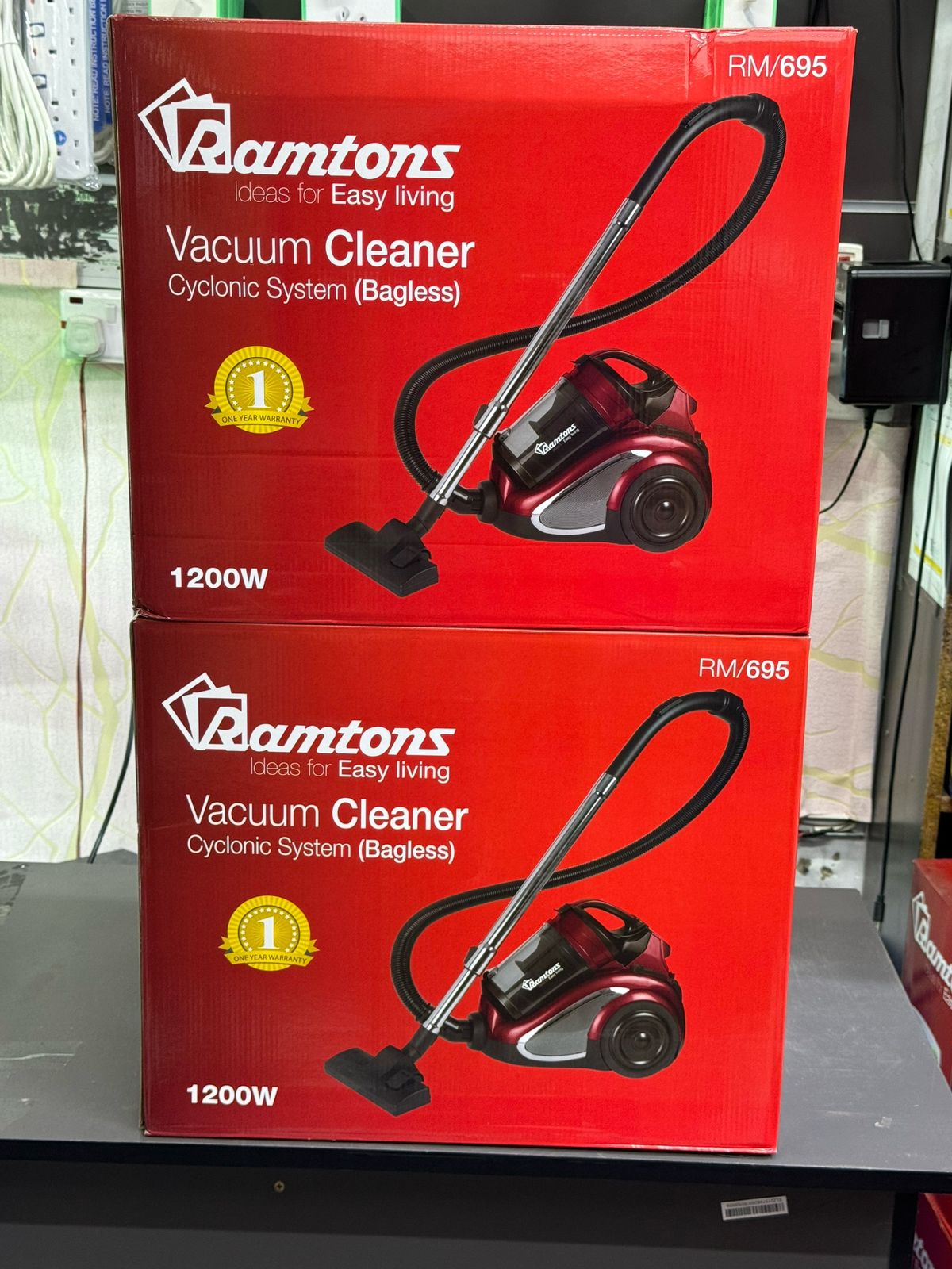 RAMTONS 3.5LT BAGLESS DRY VACUUM CLEANER - *RM/695 – Elegant Households KE
